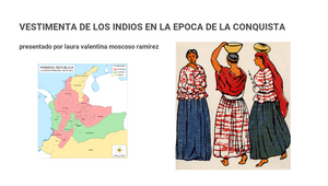 vestimenta de los indios en epoca colonial by Valentina Moscoso on ...