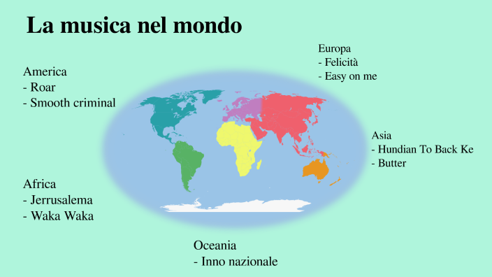 Geografia: la musica nel mondo by Alessandra Bersani on Prezi