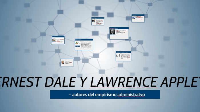ERNEST DALE Y LAWRENCE APPLEY by gloria García on Prezi