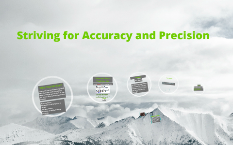 Striving for Accuracy and Precision by Adam Bogh on Prezi