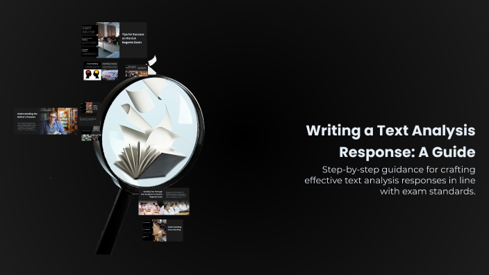Writing a Text Analysis Response: A Guide by Renee Balestra on Prezi