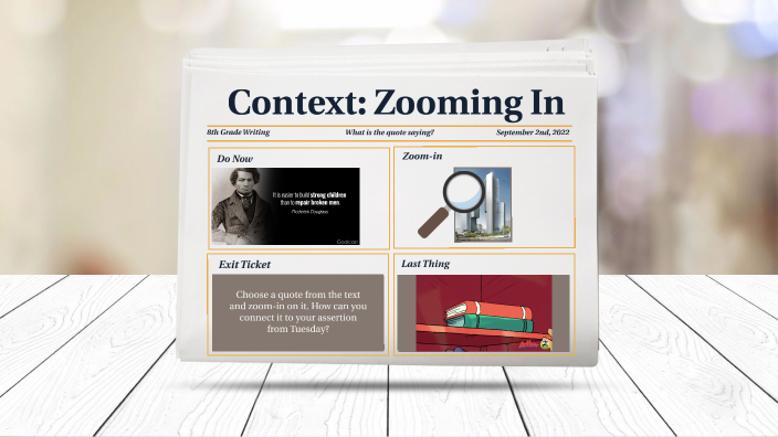 Commentary - Zooming In by Deja Logan on Prezi
