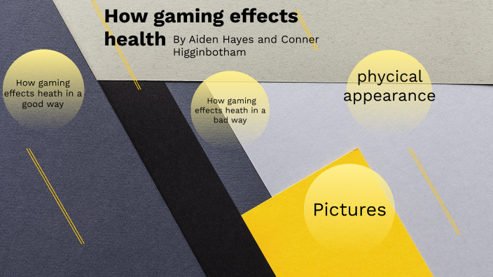 How Gaming Effects Health by Conner Higginbotham on Prezi