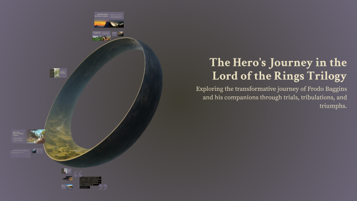 The Hero's Journey in the Lord of the Rings Trilogy by Janelle Reyes on ...