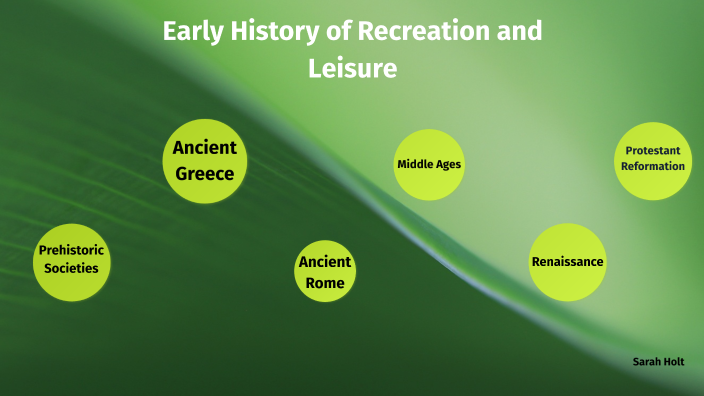 Early History of Recreation and Leisure Timeline by Sarah Holt on Prezi