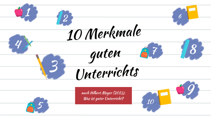 Merkmale guten Unterrichts by Karoline Hanßen on Prezi