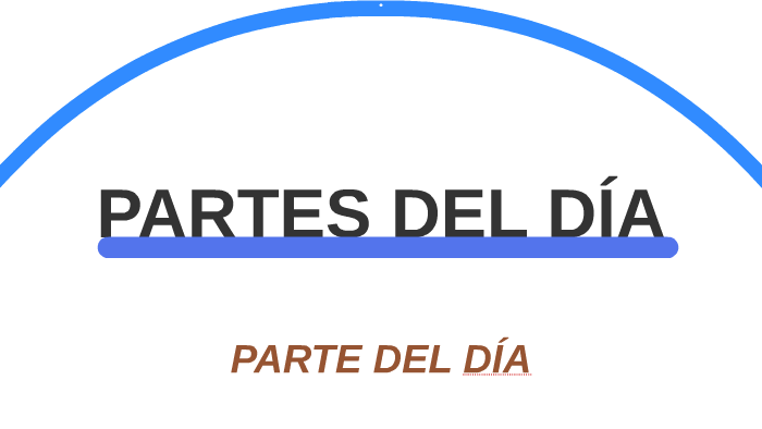 LAS PARTES DEL DÍA by Diego Leonardo Palacios Sora on Prezi