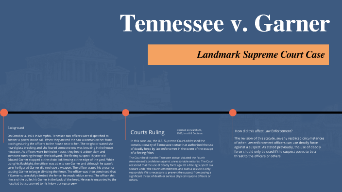 Tennessee v. Garner by shelby darovitz on Prezi