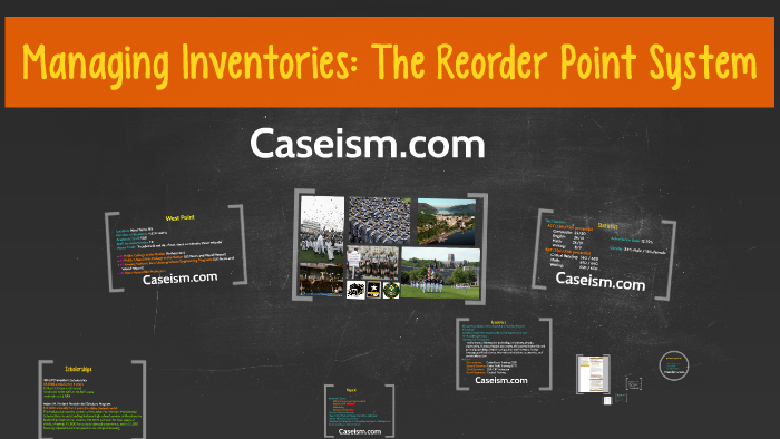 Managing Inventories: The Reorder Point System by TheCaseSolutions .com ...