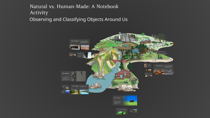 Natural vs. Human-Made: A Notebook Activity by Giltrude Saludar on Prezi