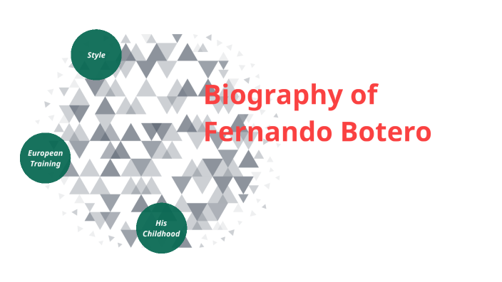 Biography of Fernando Botero by Sebatian Alfonso on Prezi