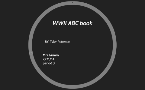 WWII ABC book by Tyler Peterson on Prezi