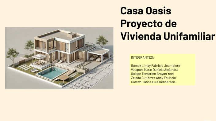 Casa Oasis: Proyecto de Vivienda Unifamiliar by Fabricio Gómez limay on ...