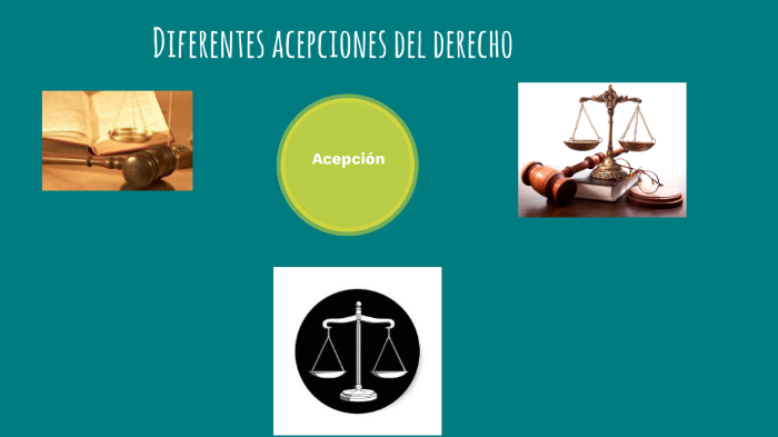 Distintas Acepciones De La Palabra Derecho - slingo