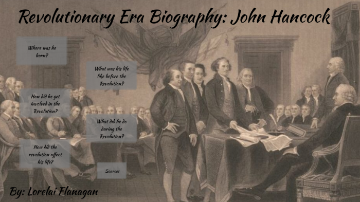 John Hancock Revolutionary Era Biography by Lorelai Flanagan on Prezi