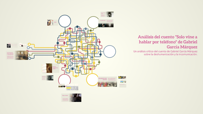 Análisis del cuento "Solo vine a hablar por teléfono" de Gabriel García ...