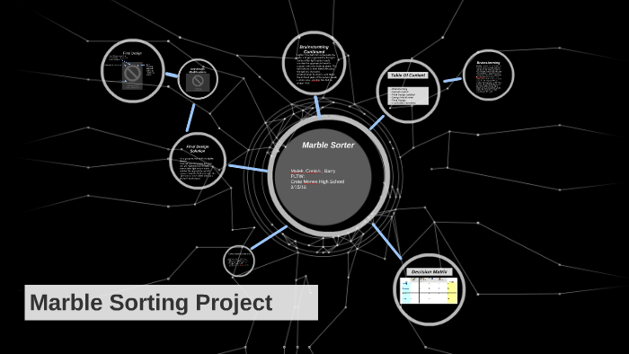 Marble Sorting Project by Leek The Great on Prezi