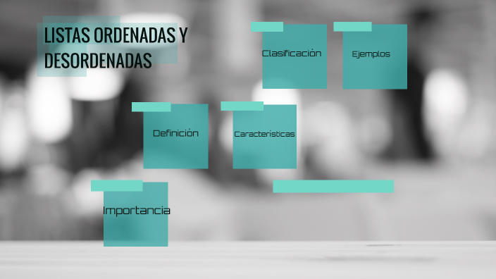 LISTAS ORDENADAS Y DESORDENADAS by Micaela Garzón on Prezi