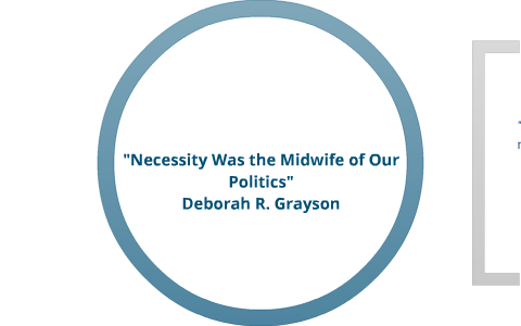 "Necessity was the MIdwife of our Politics" by Amy Hoar on Prezi