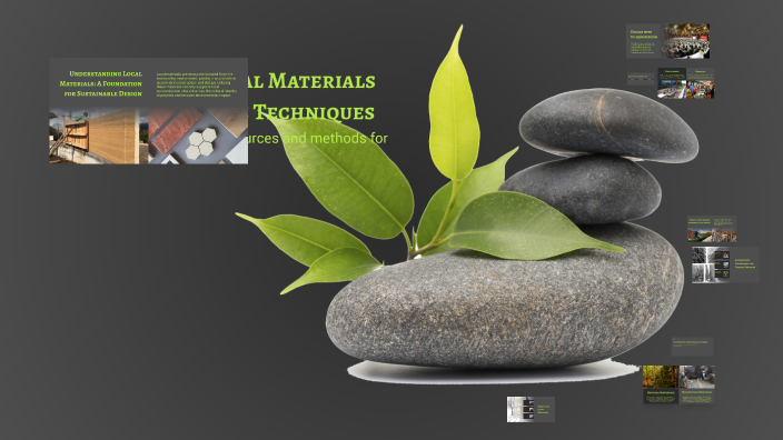 Identifying Local Materials and Appropriate Techniques by Bongcawil ...