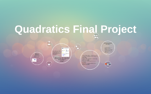 Quadratics Final Project by Olivia s on Prezi