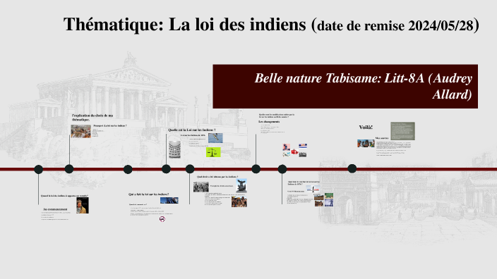 La loi des indiens by Belle Nature Tabi same on Prezi