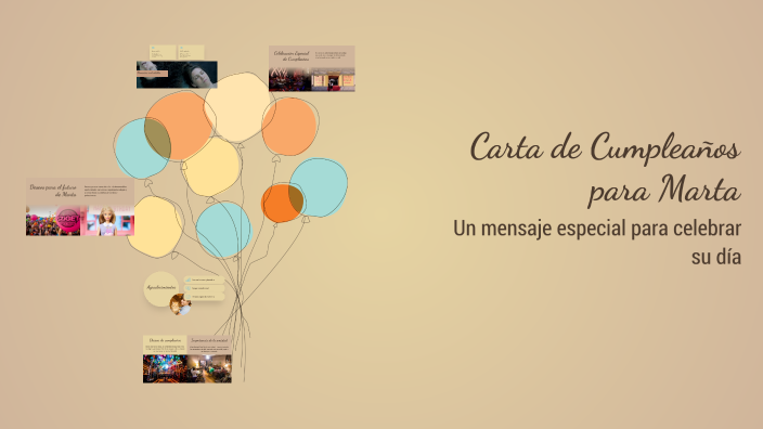 Carta de Cumpleaños para Marta by David Araque on Prezi