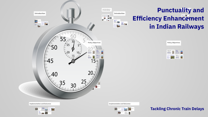 Punctuality and Efficiency Enhancement in Indian Railways by Krishna B ...