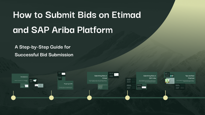 How to Submit Bids on Etimad and SAP Ariba Platform by Mohammed Altwijri on Prezi
