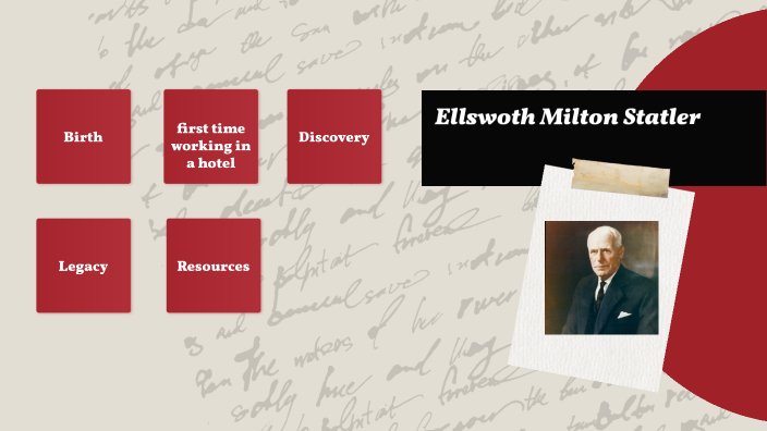 Ellsworth Milton Statler by Devyn Trammel on Prezi