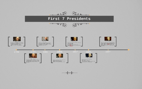 First 7 Presidents by brandon williams on Prezi