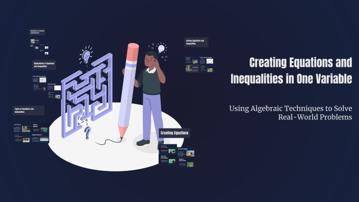 Creating Equations and Inequalities in One Variable by Amanni Carr on Prezi