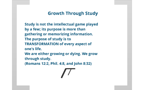 Growth Through Study by Nathan Guteras on Prezi