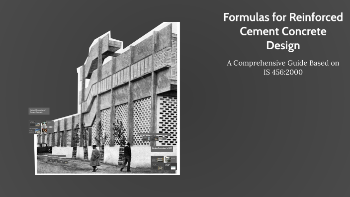 Formulas for Reinforced Cement Concrete Design by sachin on Prezi