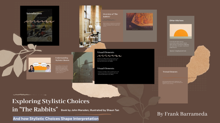 Exploring Stylistic Choices in "The Rabbits" by Shaun Tan by Frank ...