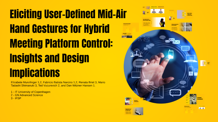 Eliciting User-Defined Mid-Air Hand Gestures for Hybrid Meeting ...