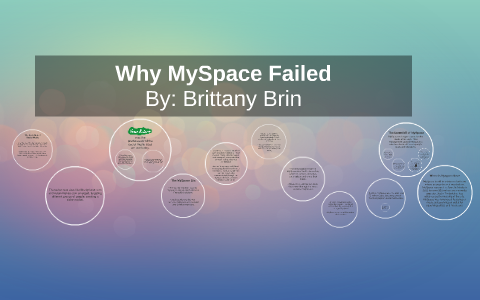 How Myspace Failed By Brittany Brin On Prezi