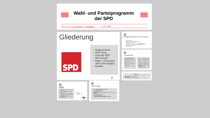Wahl- und Parteiprogramm der SPD by Gina Hübschmann on Prezi