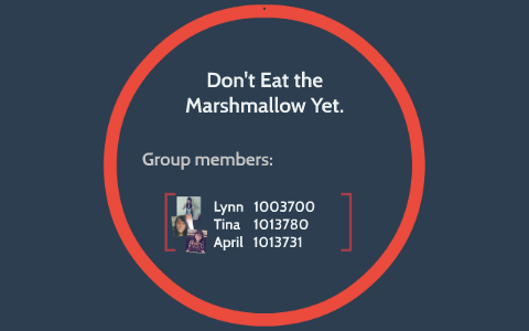 Don't Eat the Marshmallow Yet. by 逸萱 白 on Prezi