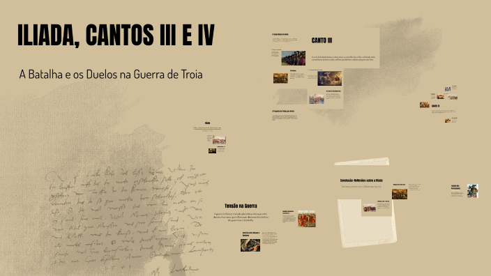 ILIADA, CANTOS III E IV by Elder Estevão on Prezi