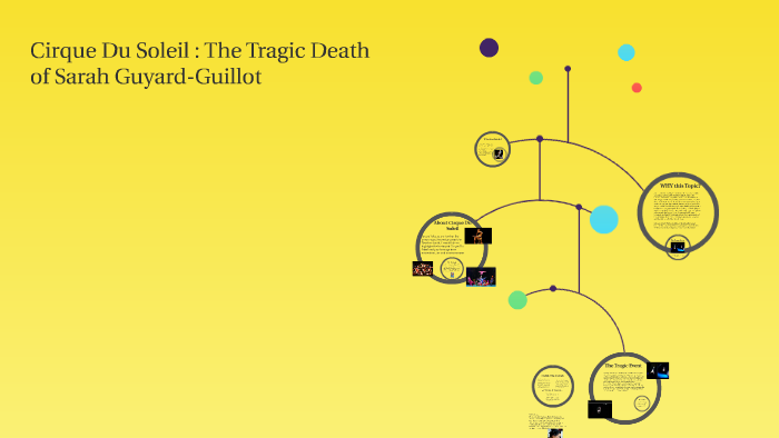 Cirque Du Soliel : The Tragic Death of Sarah Guillot by Zindzi Burchall ...