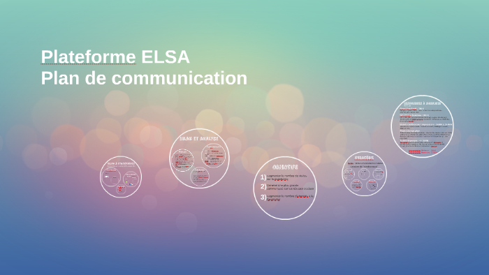 Plateforme Elsa - Plan de communication by Marine Ducos on Prezi