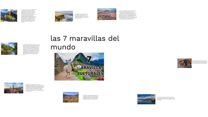 Las 7 Maravillas del mundo by on Prezi