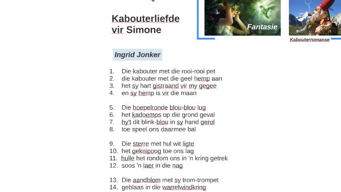 Kabouterliefde by Carmen Wakeford on Prezi