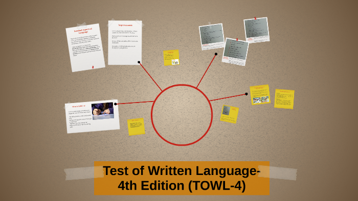 test of written language 4th edition TOWL-4 by on Prezi