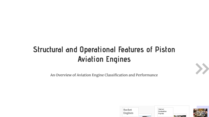 Structural and Operational Features of Piston Aviation Engines by Mery ...