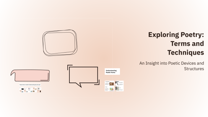 Exploring Poetry: Terms and Techniques by Elle Buth on Prezi