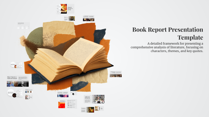 Book Report Presentation Template by Jasmine LeonTorres on Prezi