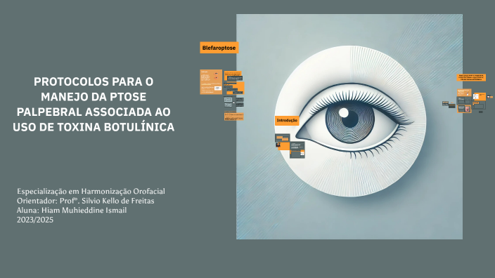 PROTOCOLOS PARA O MANEJO DA PTOSE PALPEBRAL ASSOCIADA AO USO DE TOXINA ...