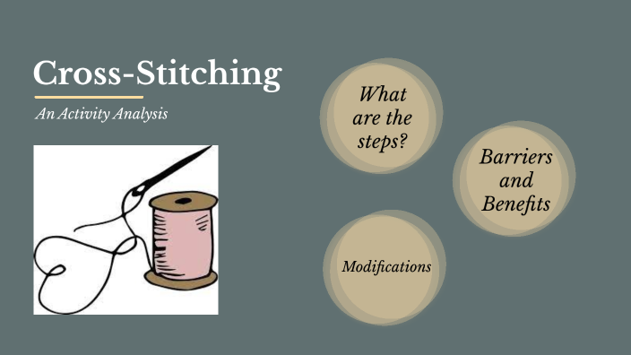 Activity Analysis: Cross-Stitching by Jordan Thomas on Prezi